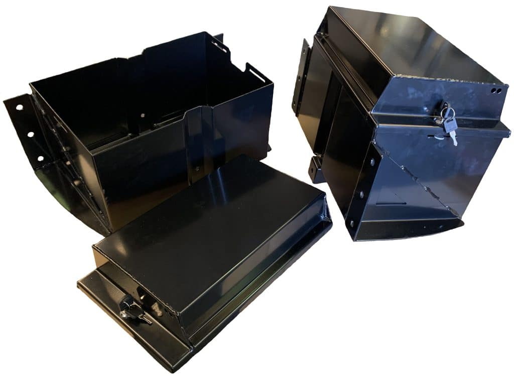 Battery tray Universal Lockable Battery Box - Everything 4x4 Australia